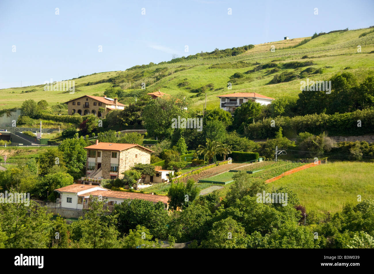 Spain, Guipuzcoa coast, Hondarribia (aka Fuenterrabia). Basque ...