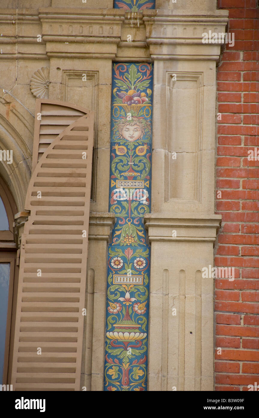 Spain, Pamplona (aka Iruna). Historic walls of cafe Iruna, Plaza del ...