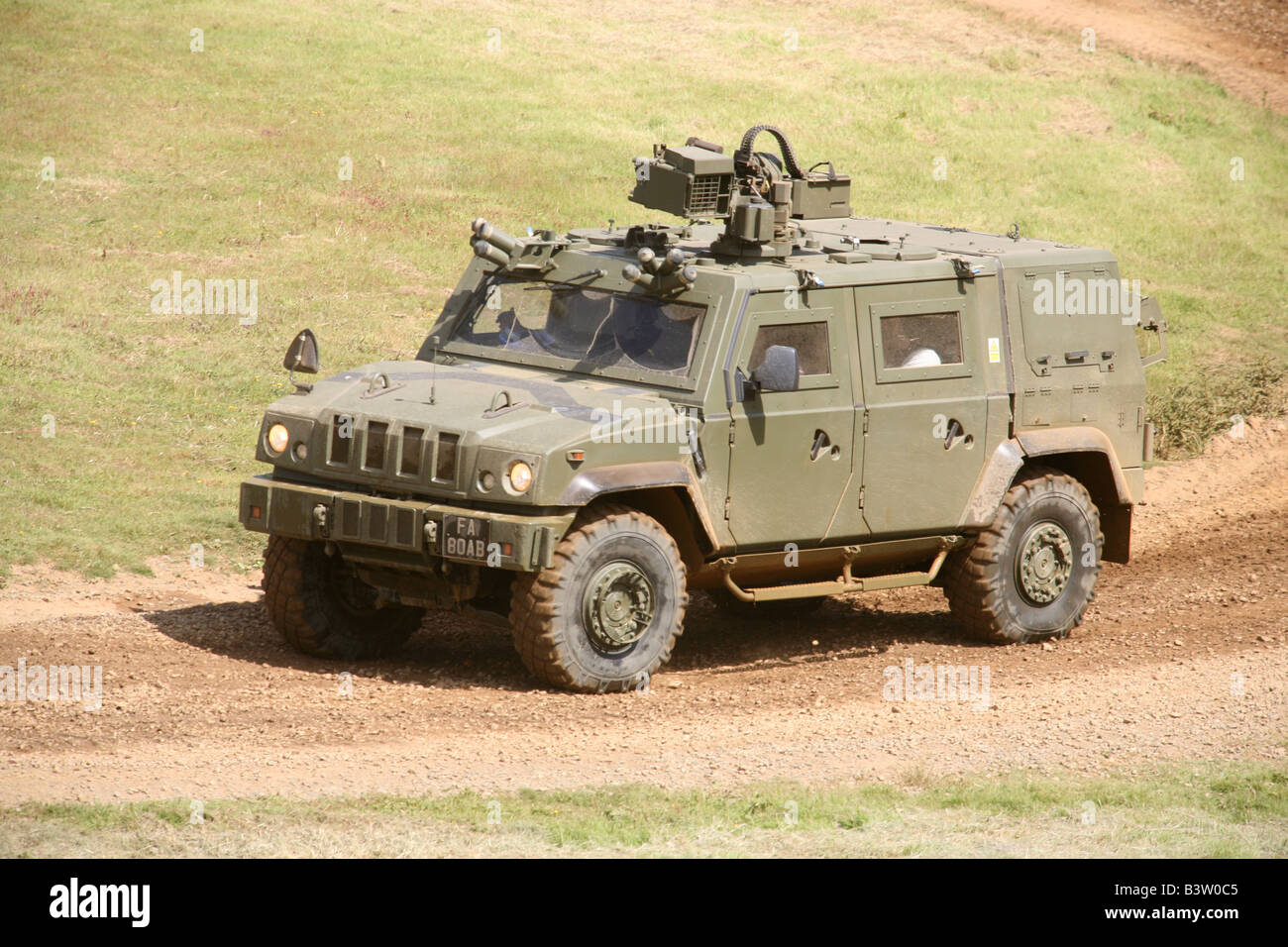 Panther armoured vehicle in action Stock Photo - Alamy