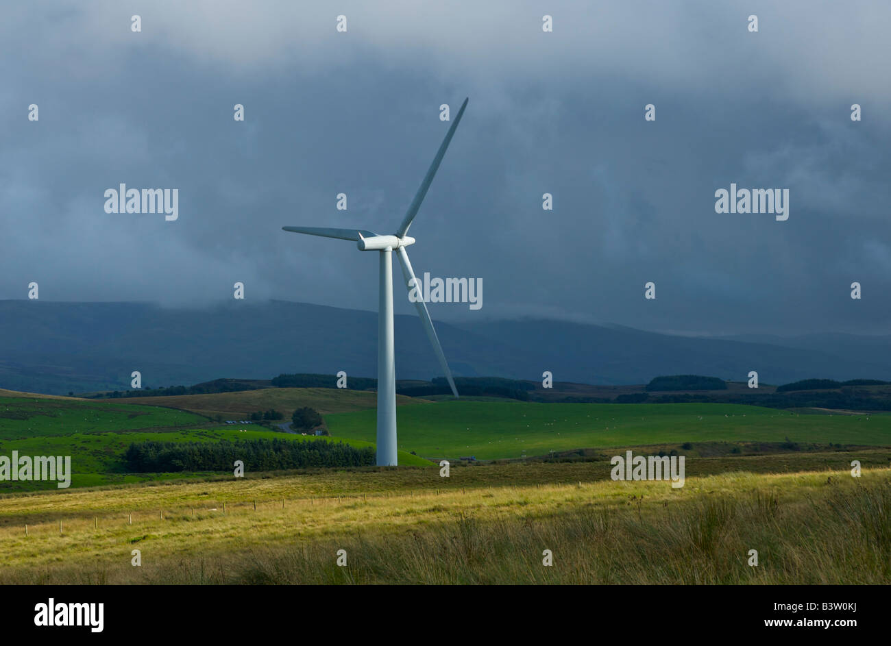 Lambrigg Windfarm, above Junction 37 of M6, near Kendal, Cumbria ...