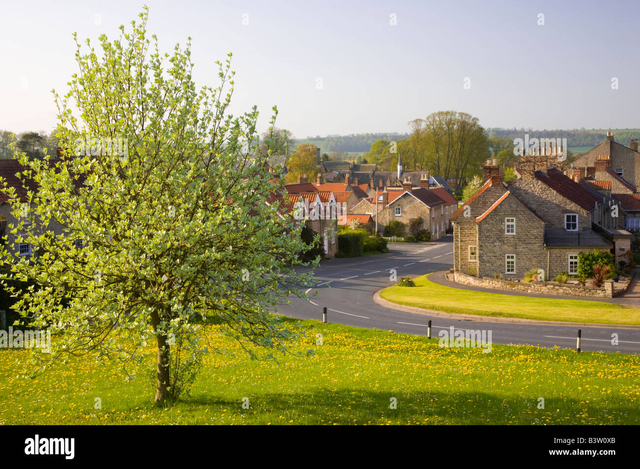 Hovingham village in North Yorkshire Stock Photo - Alamy
