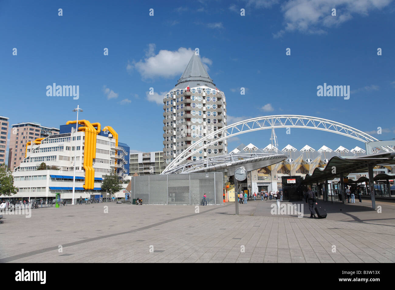 Modern architecture, Rotterdam, Netherlands Stock Photo - Alamy