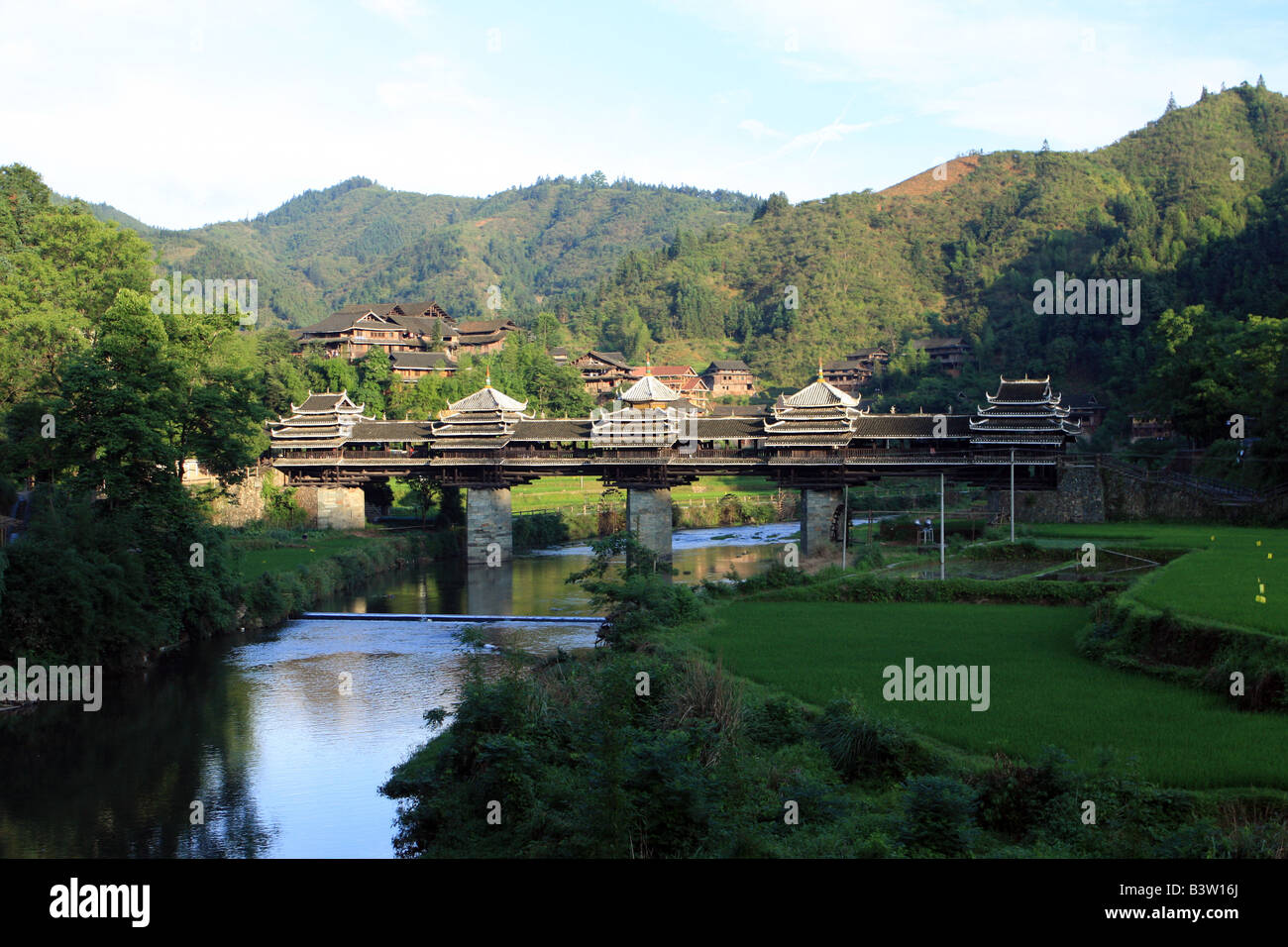 Linxi wind and rain bridge hi-res stock photography and images - Alamy