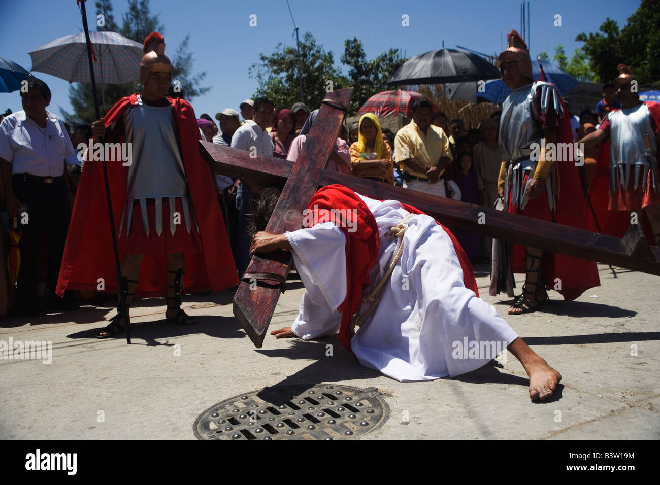 Mexico crucifixion of jesus christ hi-res stock photography and images ...