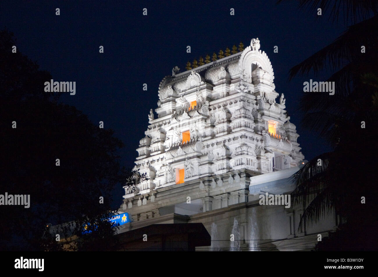 The Iskcon Temple in Bangalore India dedicated to Lord Krishna and ...