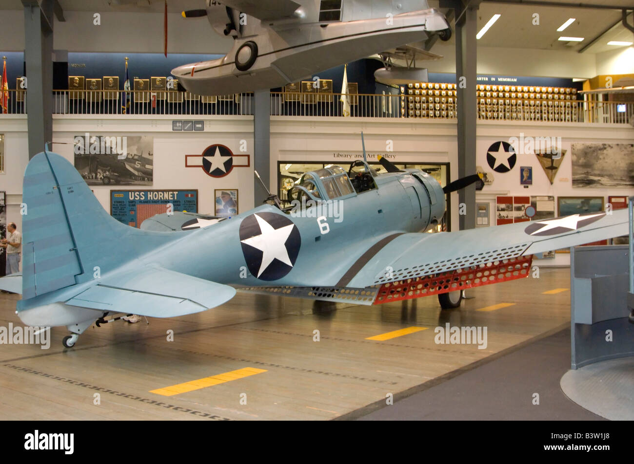 A Douglas SBD-2 Dauntless dive bomber,veteran of Pearl Harbor and ...