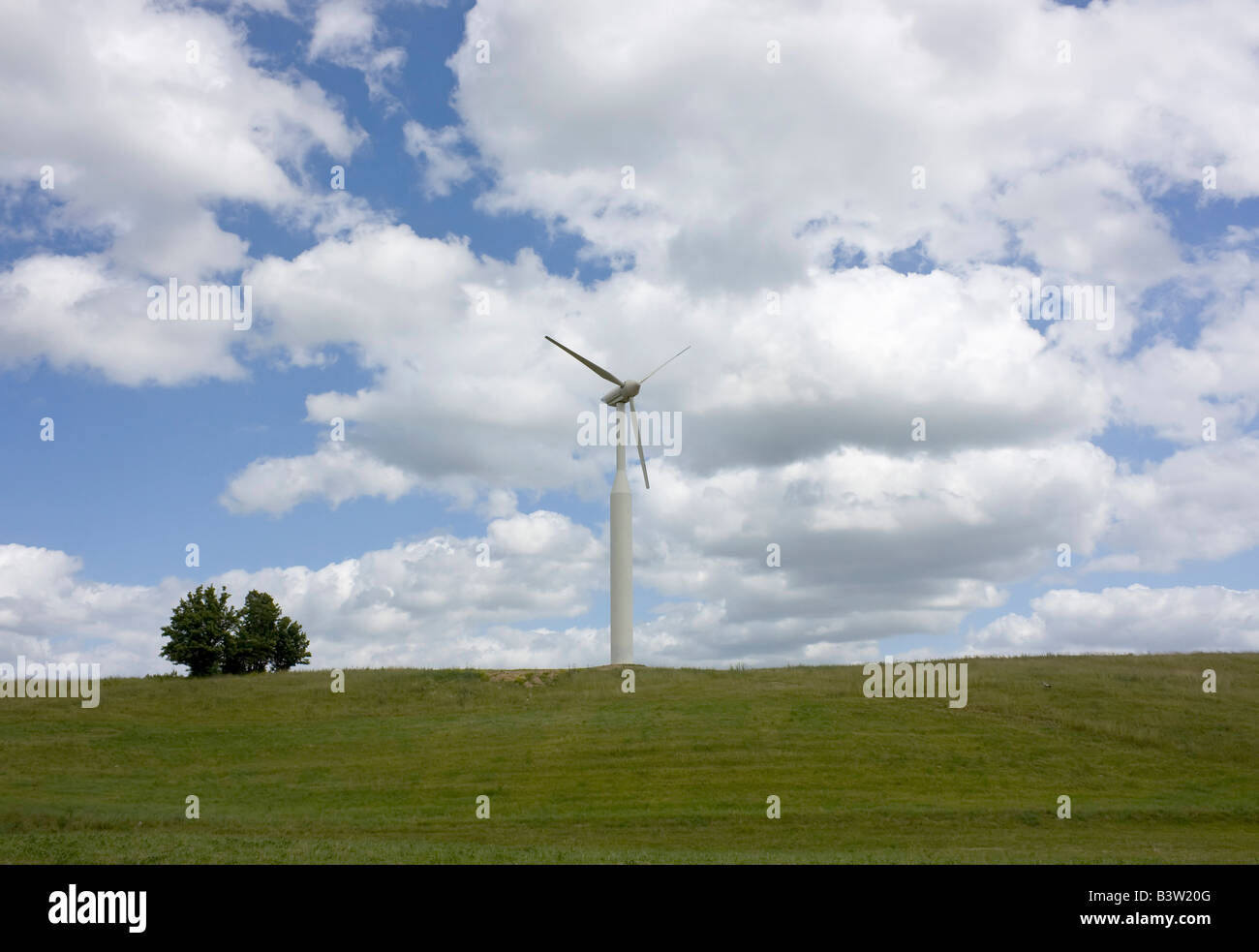 wind power station Stock Photo - Alamy