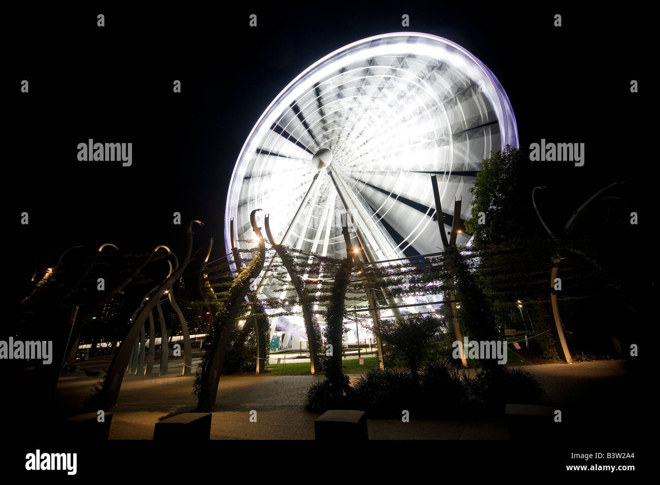 The Big Wheel of Brisbane, South Bank, Brisbane, Australia Stock Photo ...