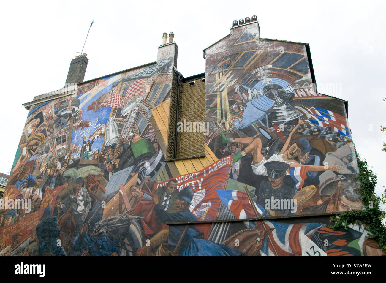 Mural cable street battle hi-res stock photography and images - Alamy