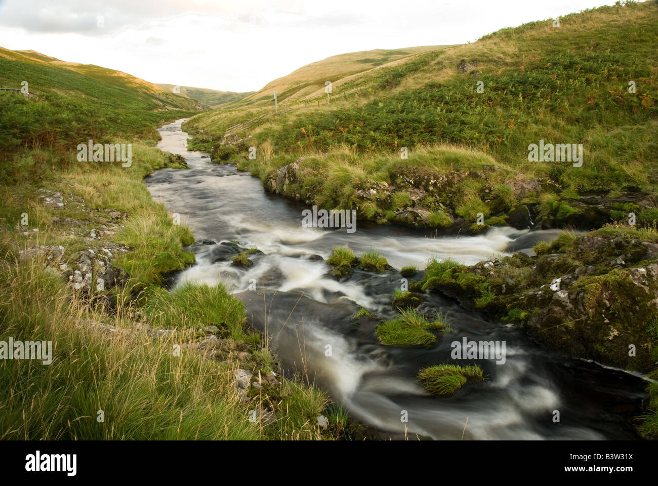 Upland stream in Northumberland National Park Stock Photo - Alamy
