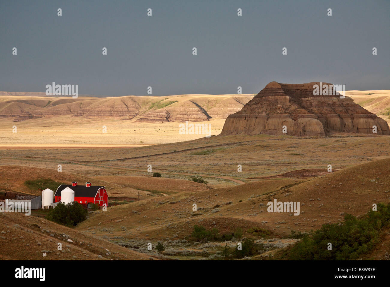 Castle Butte in Big Muddy Valley of Saskatchewan Stock Photo - Alamy