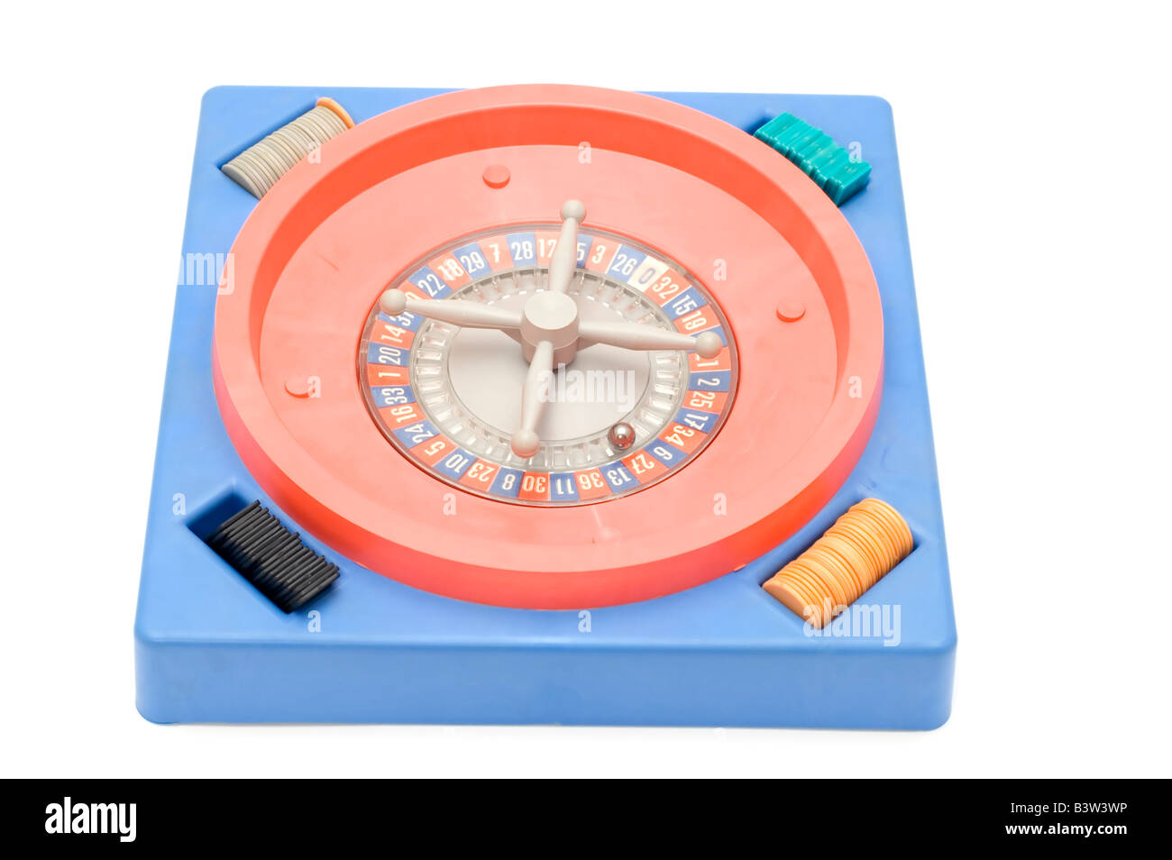 object on white roulette wheel closeup Stock Photo - Alamy