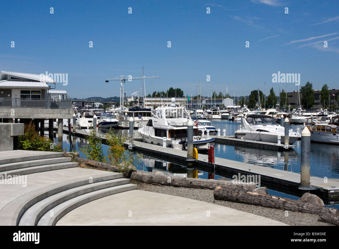 The Marina, Thea Foss Waterway Tacoma Washington State WA USA Stock ...