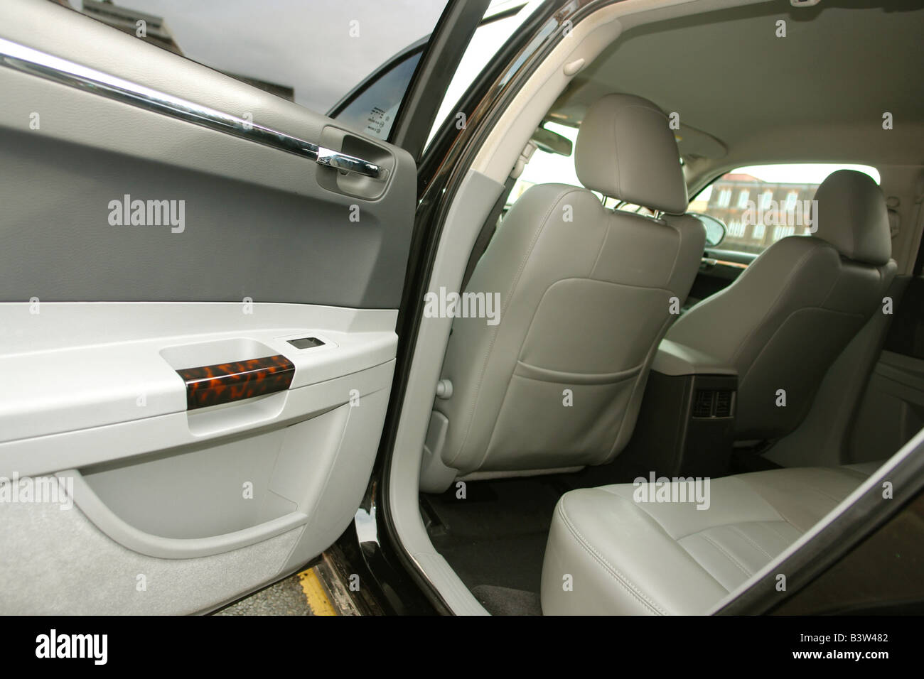 Chrysler 300c car interior South Wales GB UK 2008 Stock Photo - Alamy