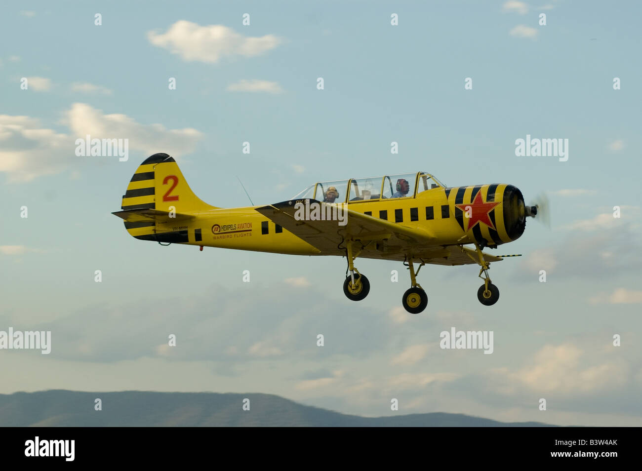 Yakovlev Yak-52 Soviet primary trainer aircraft Stock Photo - Alamy