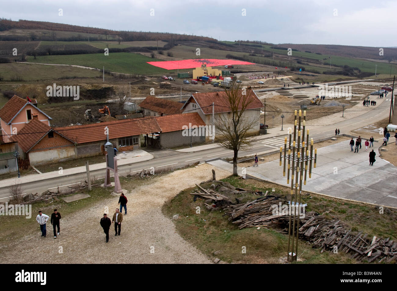 Village of Prekaz, Kosovo. The village was the place where Adem Jasheri ...