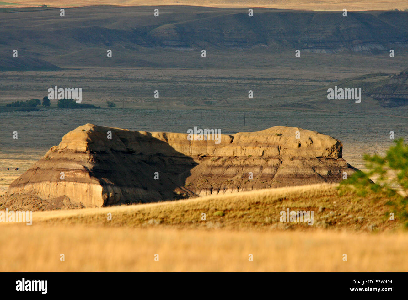 Castle Butte in Big Muddy Valley of Saskatchewan Stock Photo - Alamy