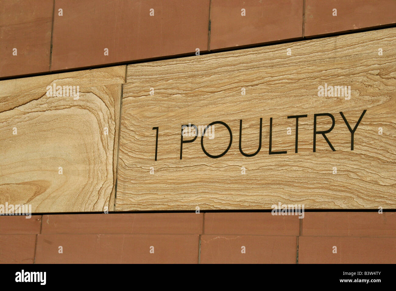 No 1 Poultry, Street in the City of London Stock Photo - Alamy