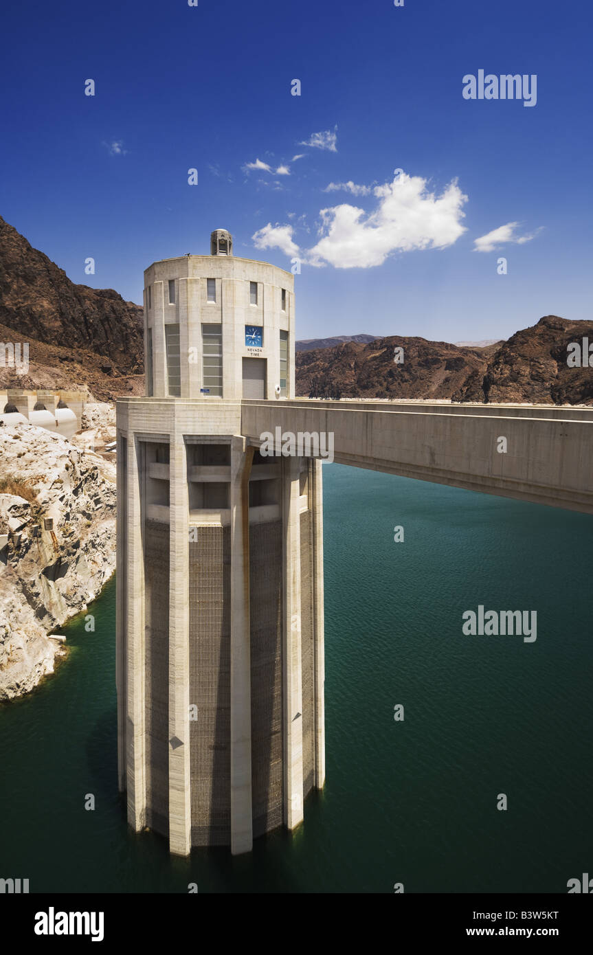 Intake tower at The Hoover Dam Stock Photo - Alamy