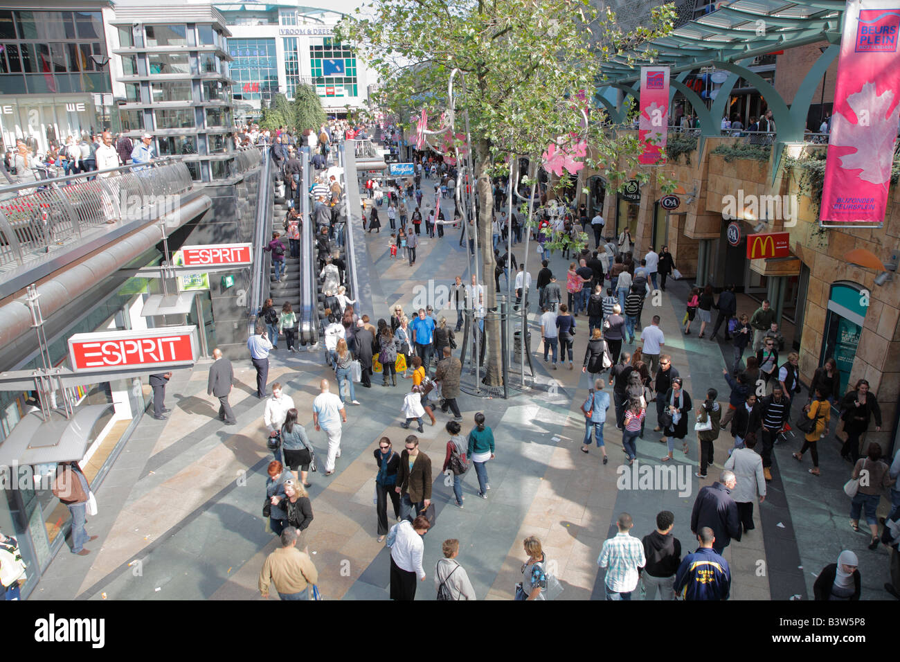 Shopping street, Rotterdam, Netherlands Stock Photo - Alamy