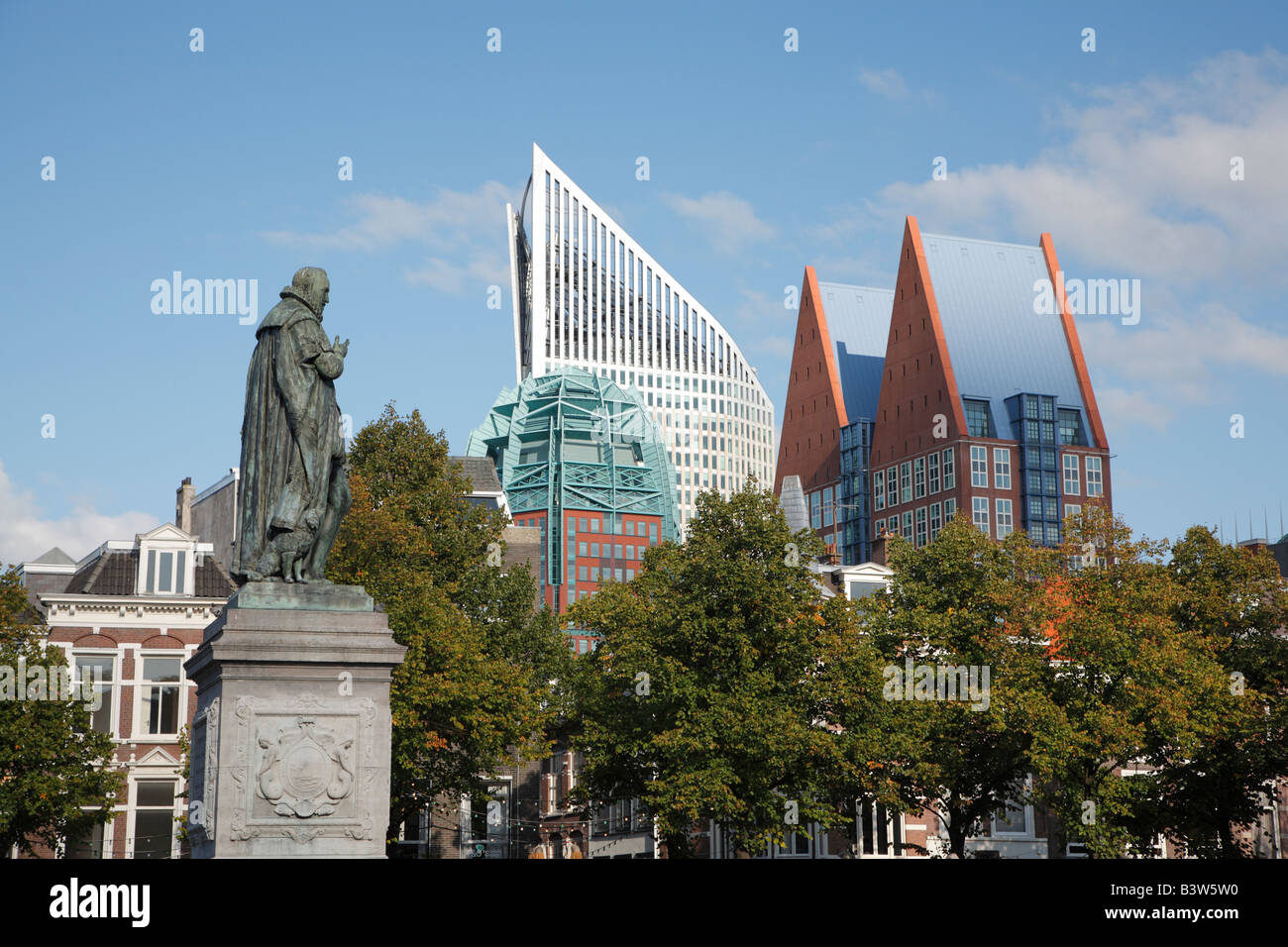 Old and new architecture in The Hague, Netherlands Stock Photo - Alamy