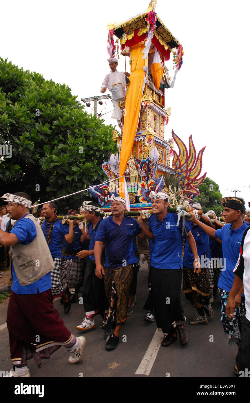 funeral procession , mass cremation ceremony ,men riding the shrine and ...