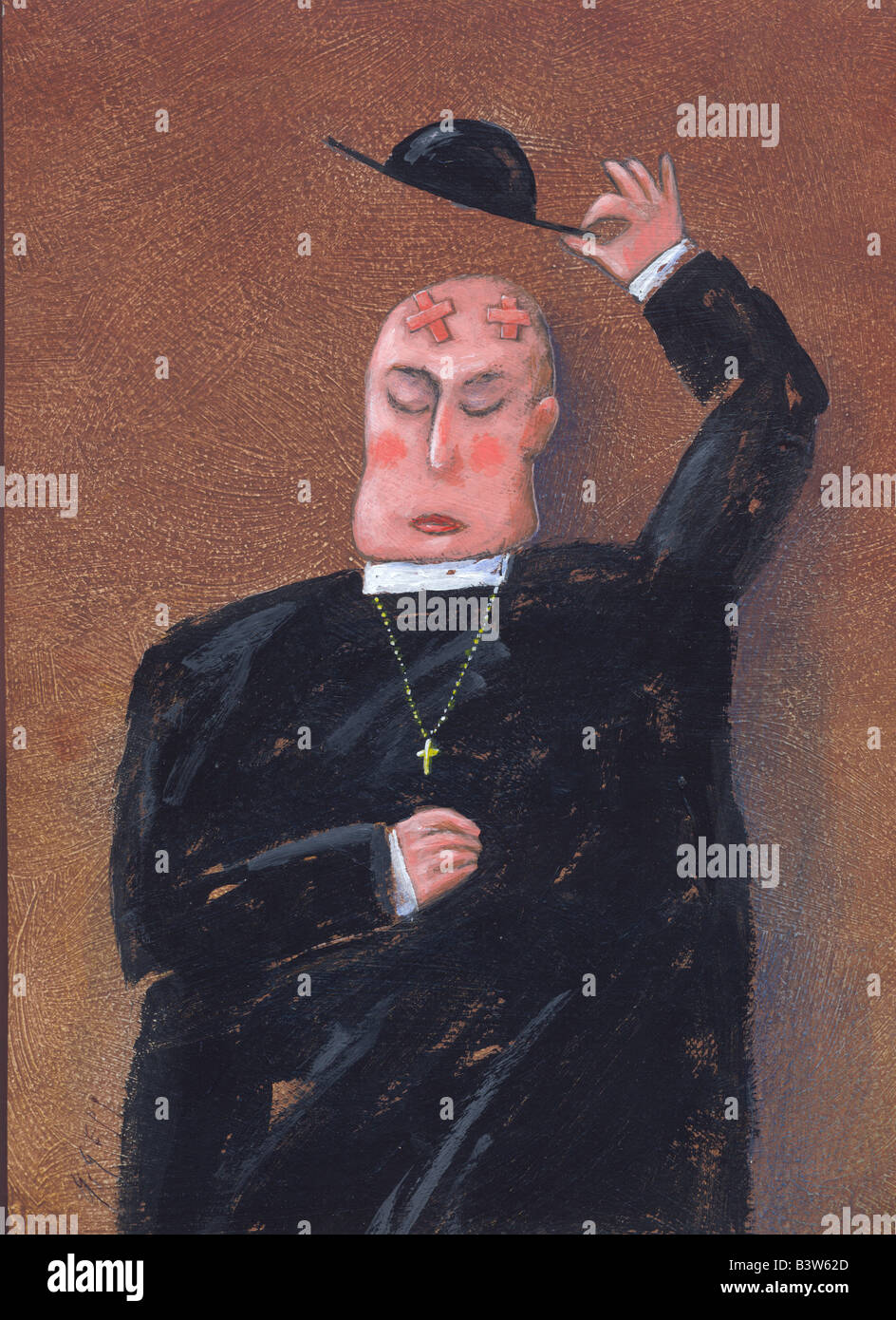 Pfarrer cartoon hi-res stock photography and images - Alamy