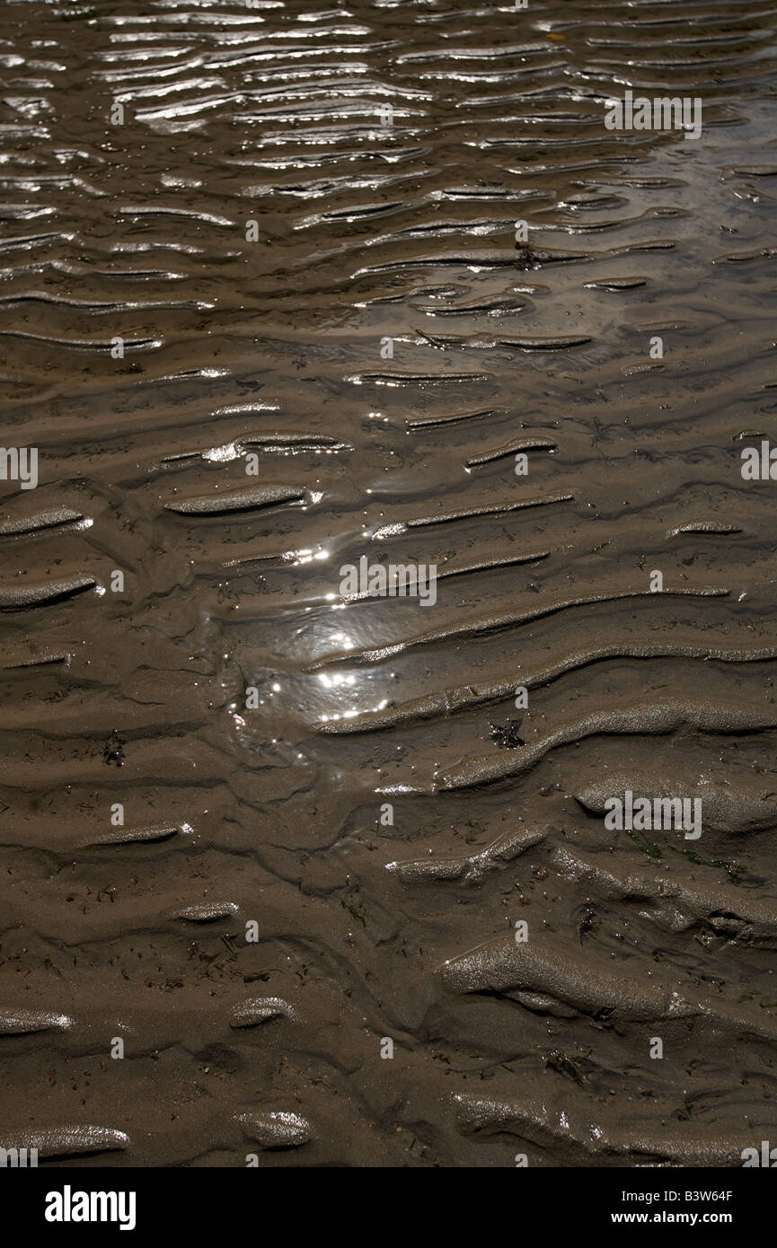Ripples of sand at the beach Stock Photo - Alamy