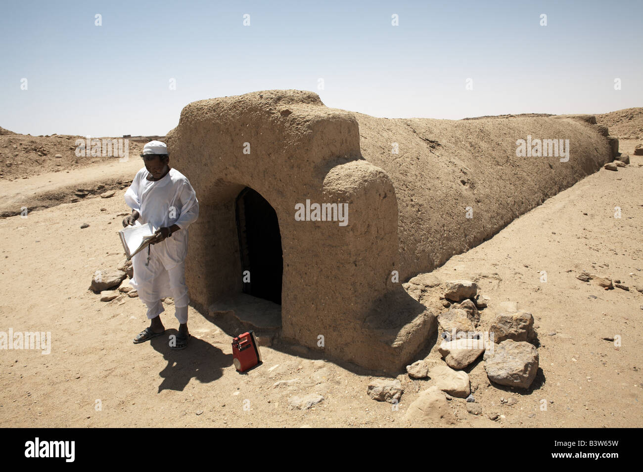 Entrance to the tomb of King Tanwetamani at El Kurru royal cemetery ...