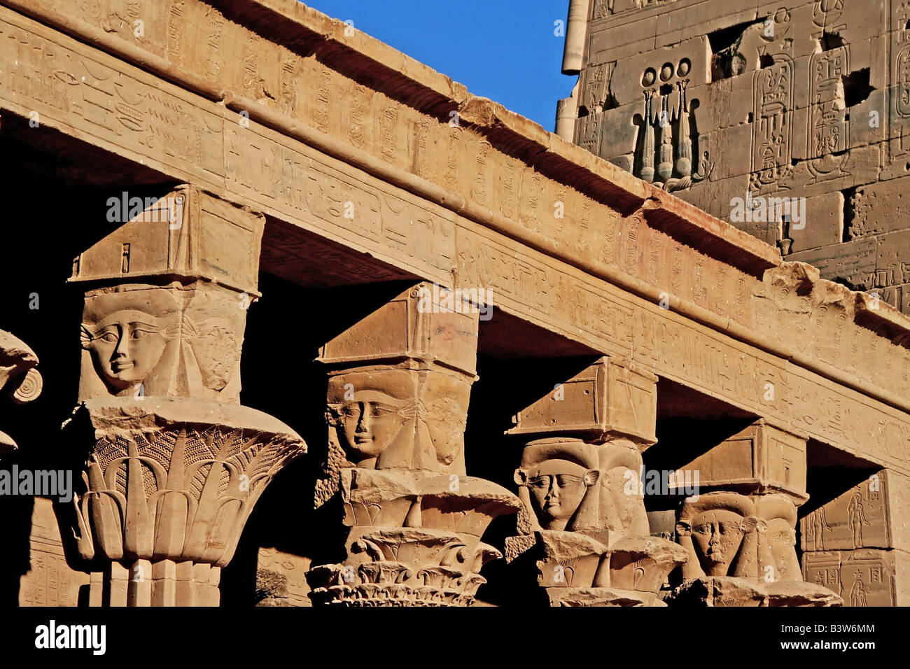 Egypt - temple of Philae Stock Photo - Alamy