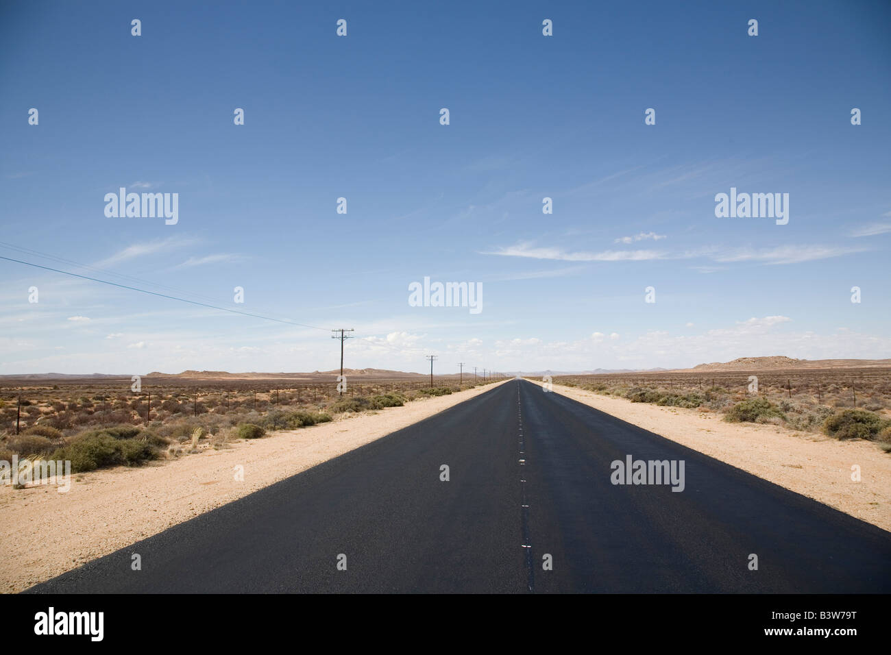 Open N7 Road in Northern South Africa Stock Photo - Alamy