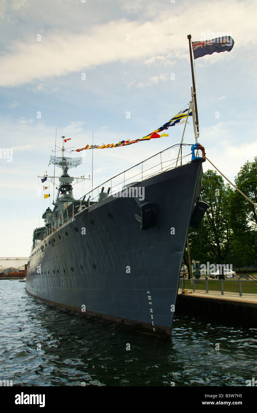 The Tribal class destroyer HMCS HAIDA is a historic warship on display ...