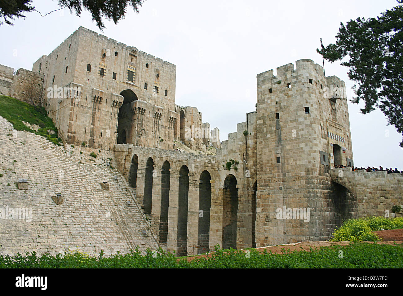 Syria - Citadel of Aleppo Stock Photo - Alamy
