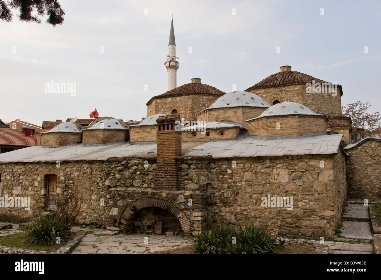 15th century Gazi Mahmed Pasha Hamam dual bath house complex in Prizren ...