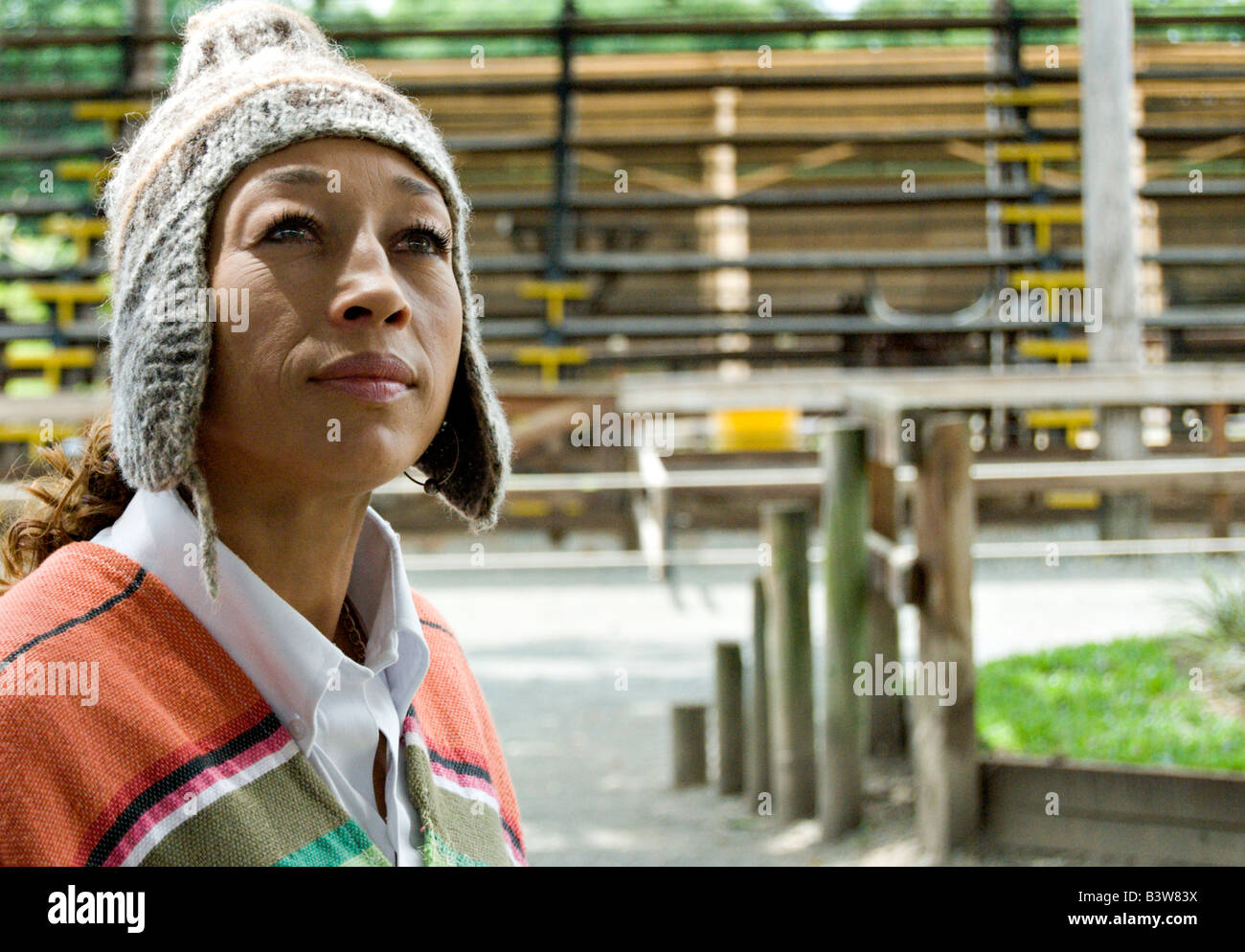 Portrait of an indigenous Colombian Woman Stock Photo - Alamy