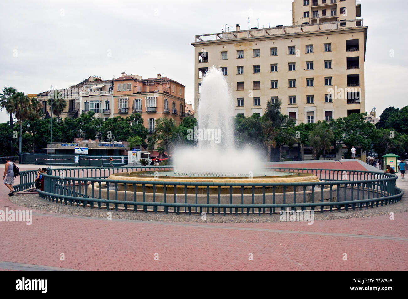 The refreshing fountain situated in the Plaza de la Marina is one of ...