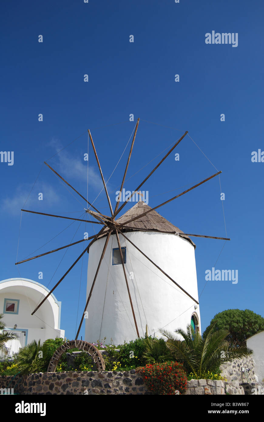 Typical Greek windmill Stock Photo - Alamy