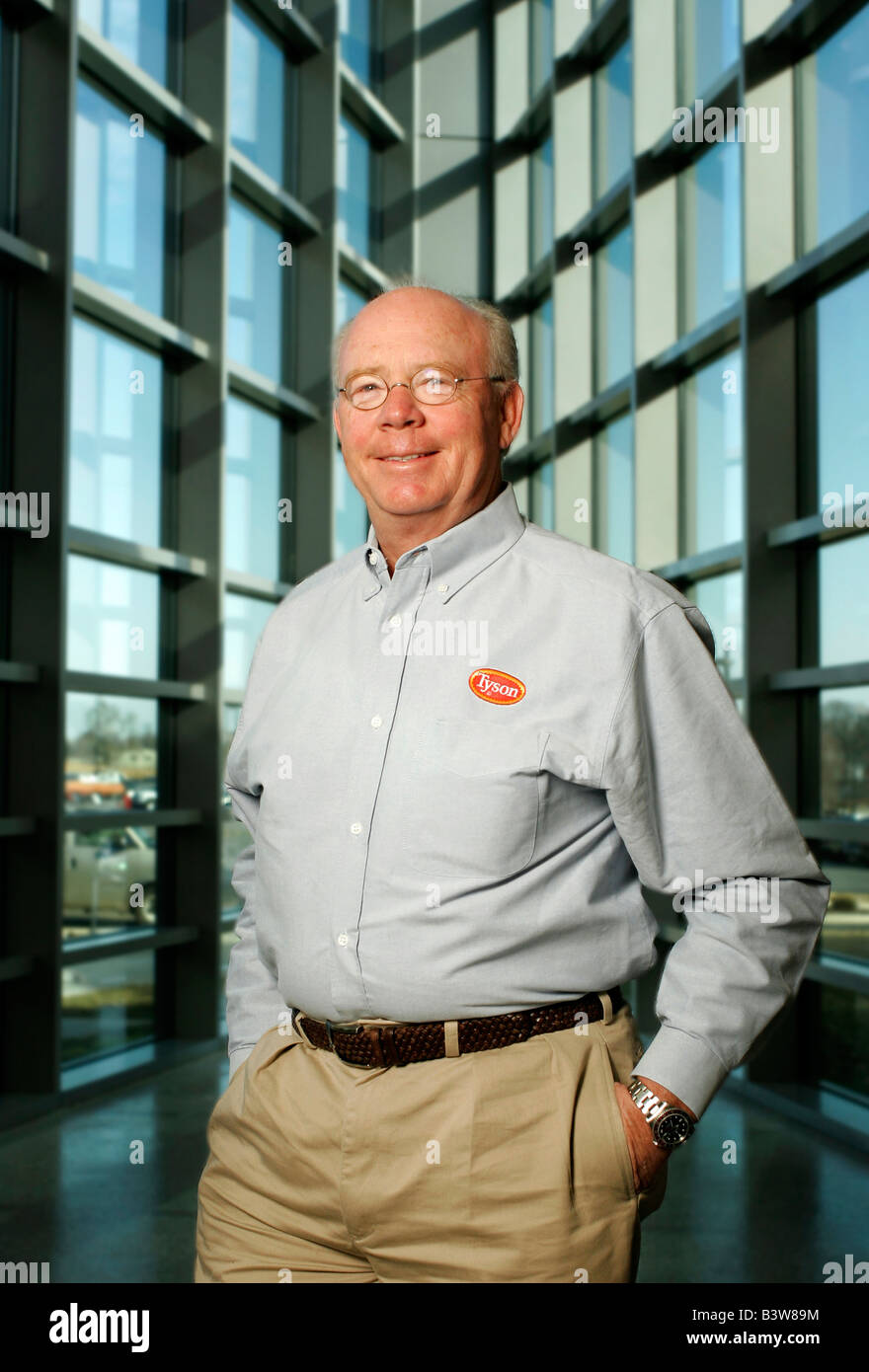 Richard Bond CEO of Tyson Foods Inc of Springdale, Arkansas, U.S.A ...