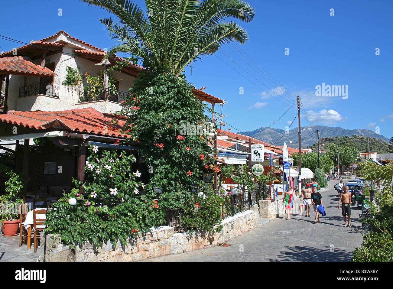 Greece : Stoupa Stock Photo - Alamy