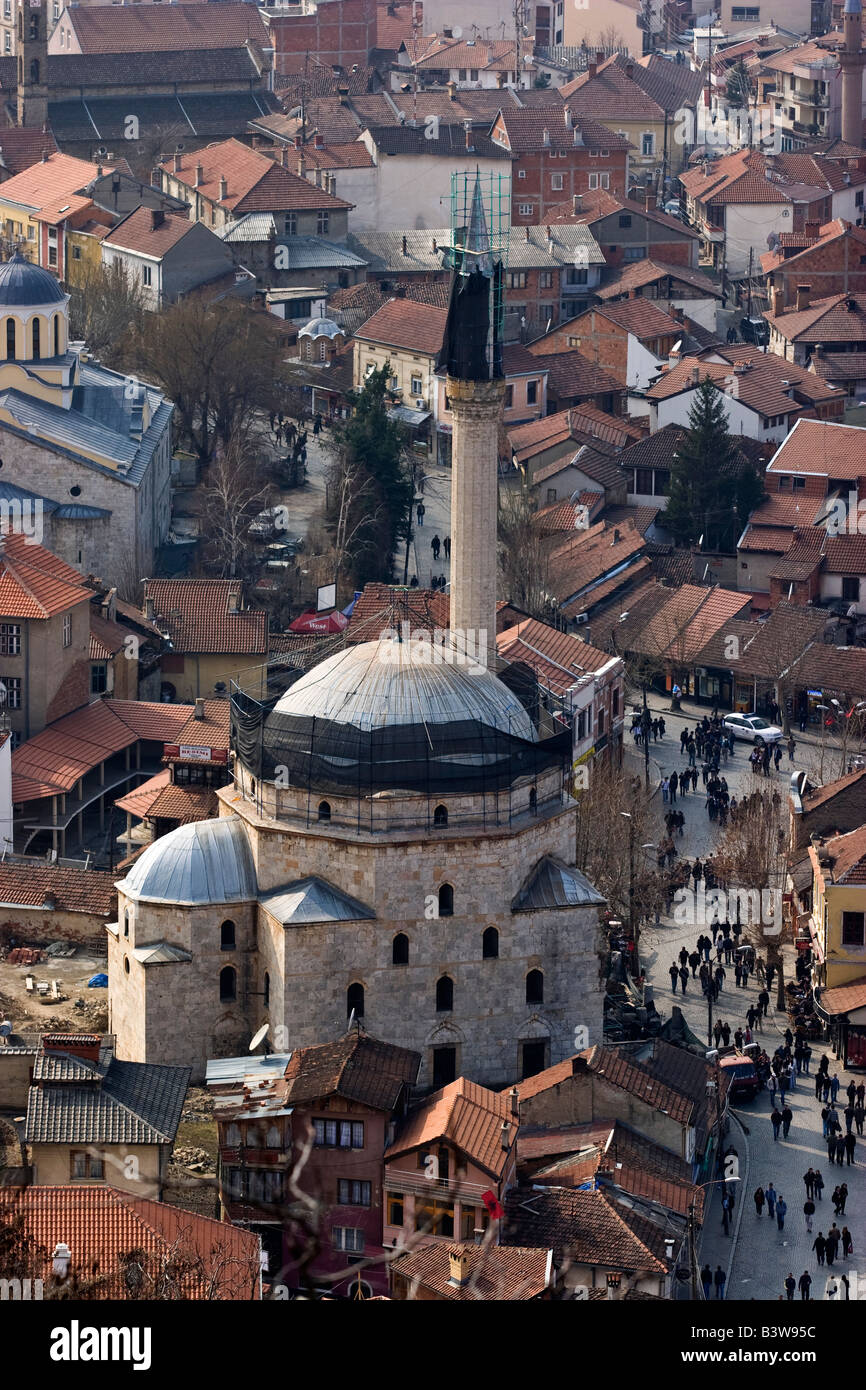 16th century Sinan Pasha mosque during renovation , Prizren, Kosovo ...