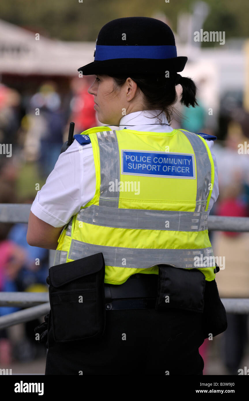 police community support officer Stock Photo - Alamy