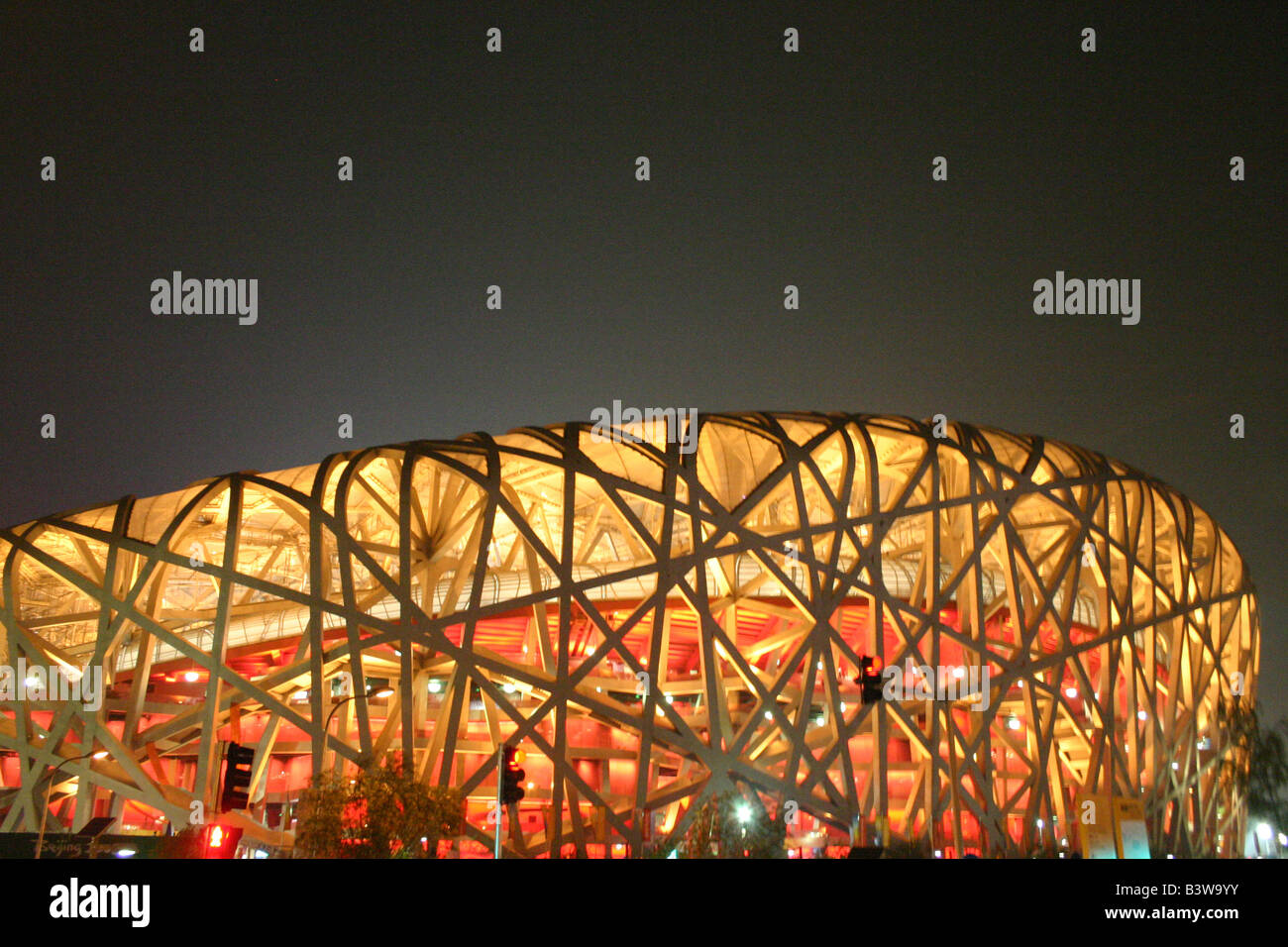 Bird's nest Stadium Beijing Stock Photo - Alamy