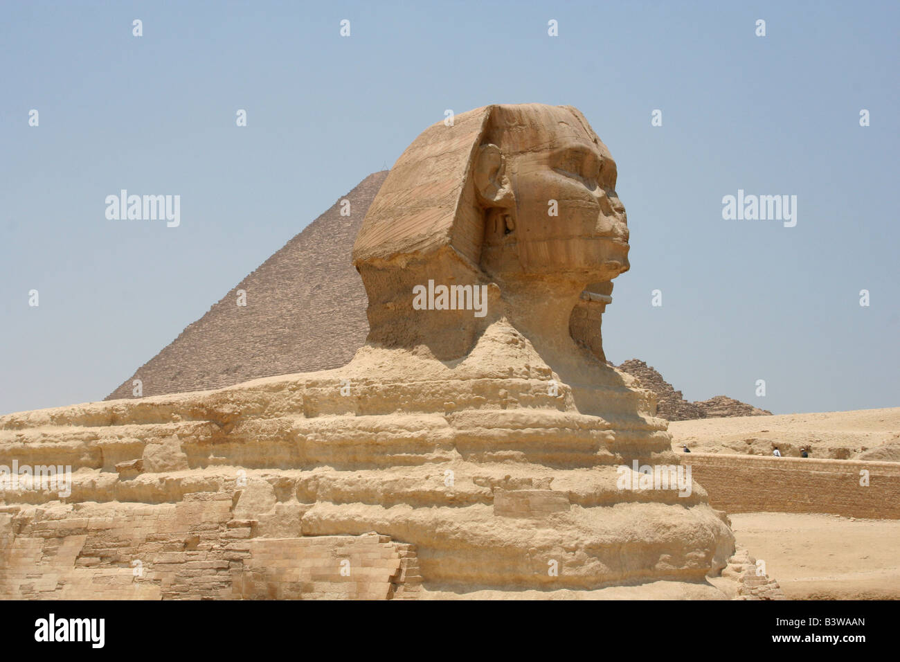Sphinx , Pyramids of Giza Stock Photo - Alamy
