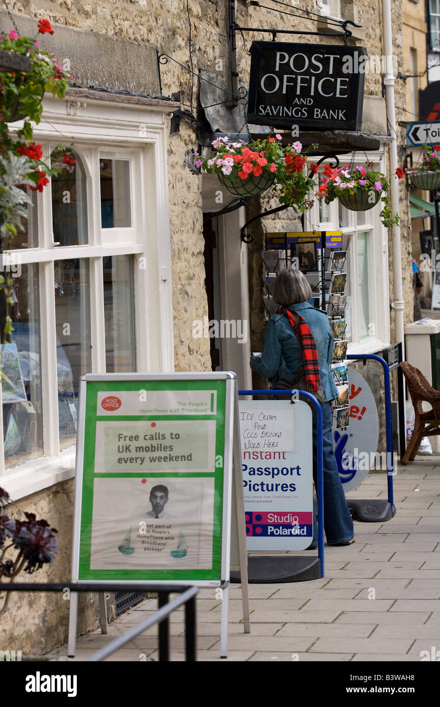 Post office in an English Village Stock Photo - Alamy