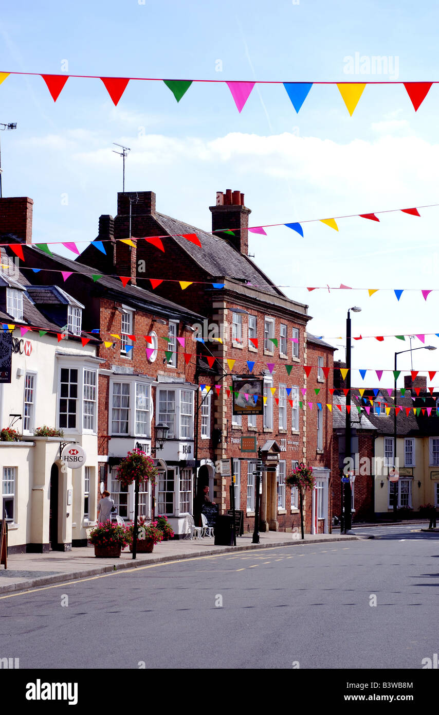 High Street, Shipston-on-Stour, Warwickshire, England, UK Stock Photo ...