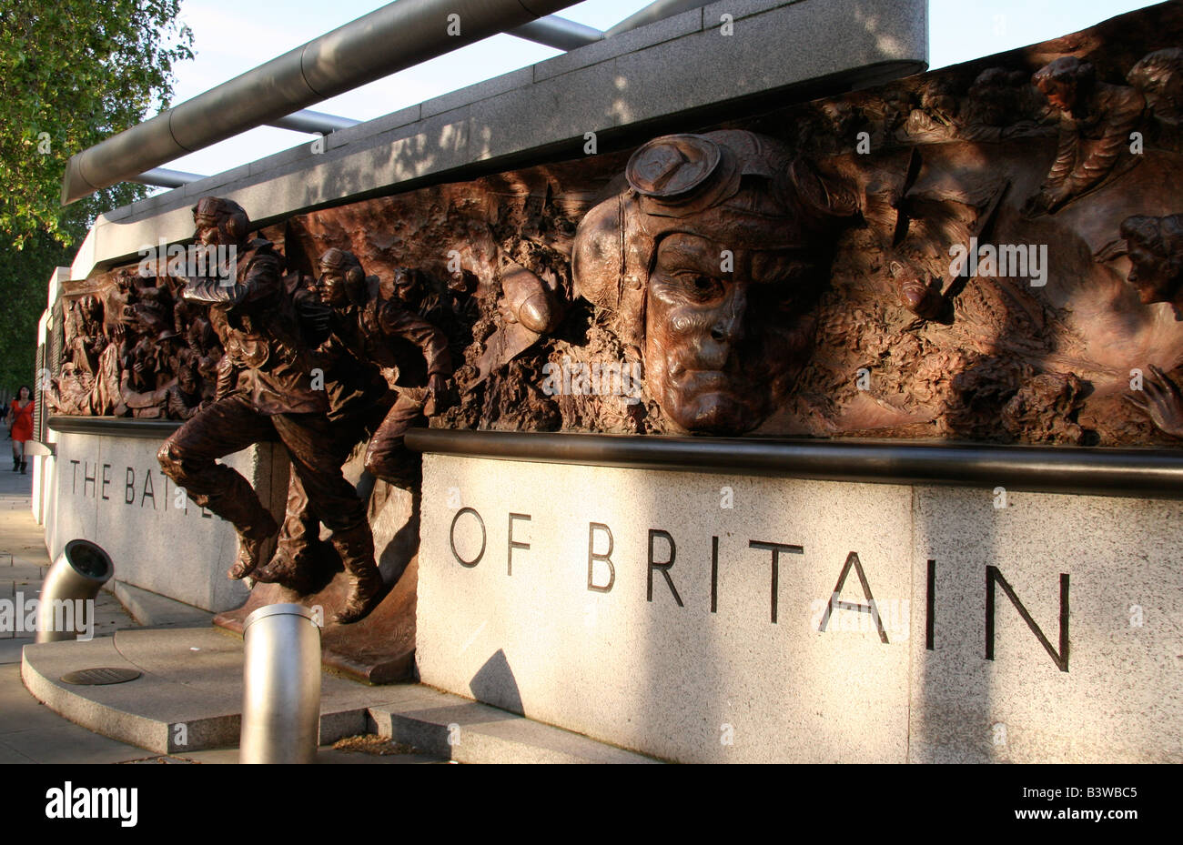 Battle of Britain Memorial, Victoria Embankment, London, England Stock ...