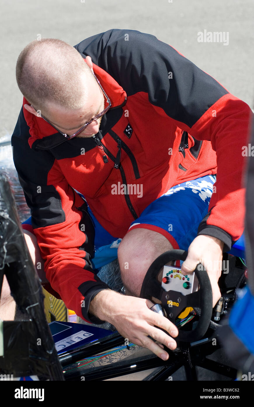 Steering wheel racing car hi-res stock photography and images - Alamy