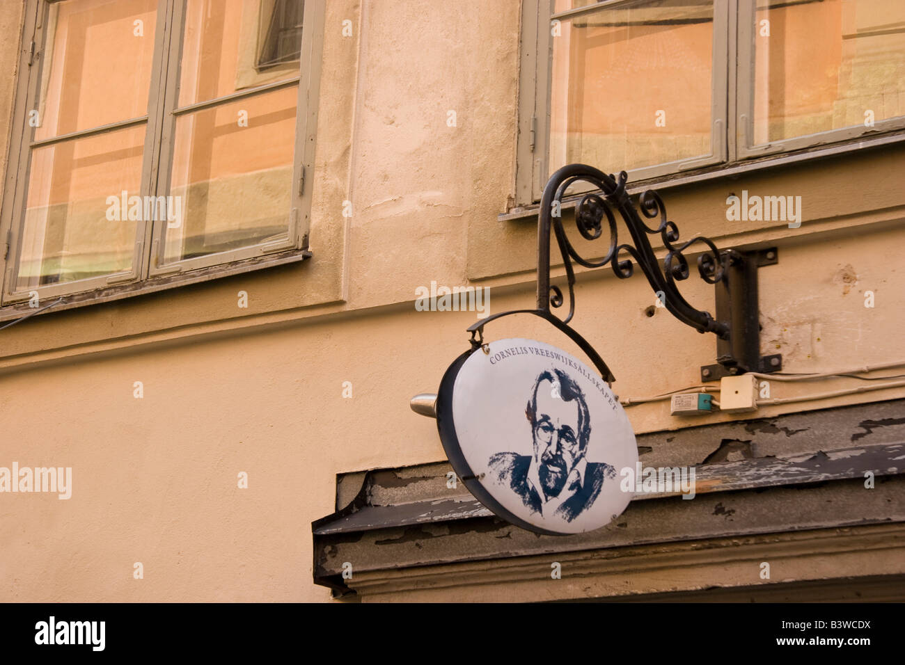 Europe, Sweden, Stockholm. Sign for apothecary shop in Gamla Stan (Old ...