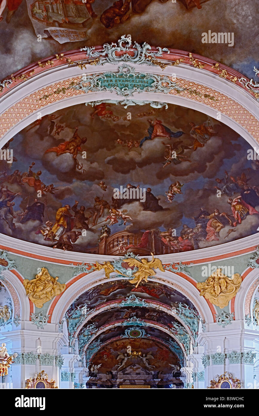 Details of church interior, Switzerland Stock Photo - Alamy