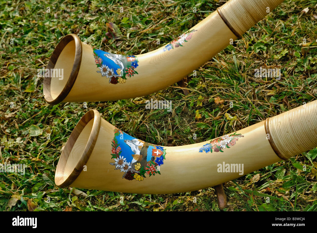 Alp horns hi-res stock photography and images - Alamy